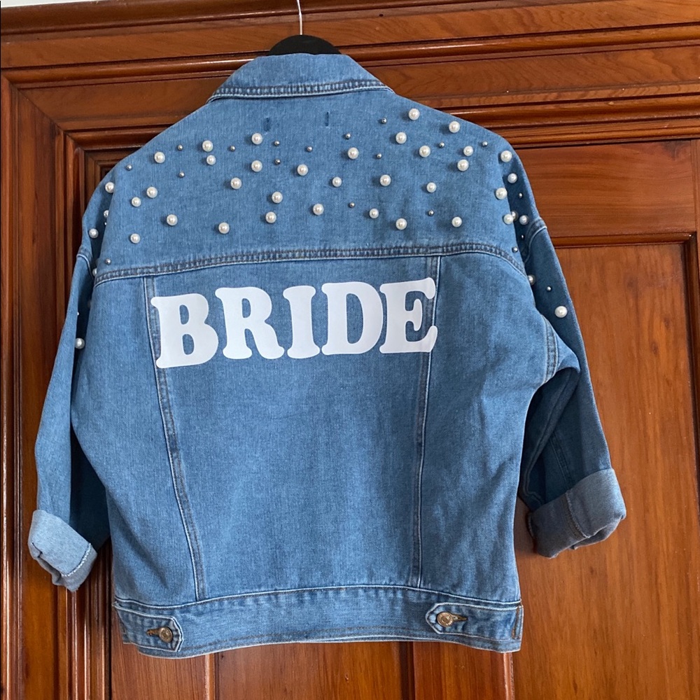 Bedazzled Bride Denim Jacket - Gem